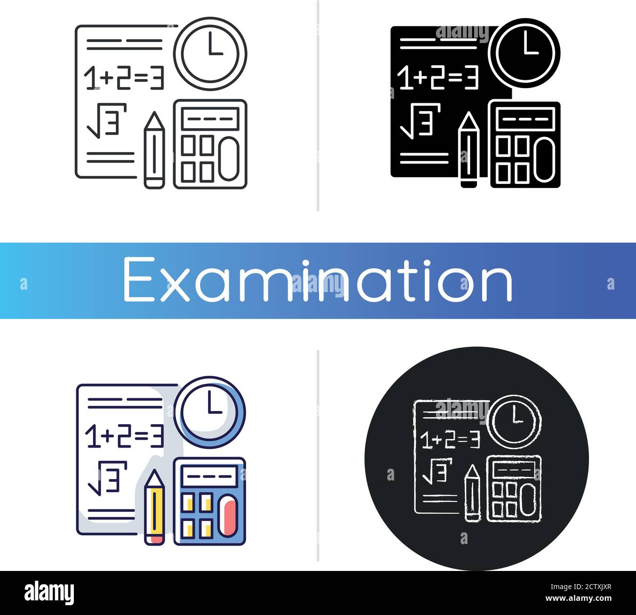 Computational exam icon Stock Vector Image & Art - Alamy
