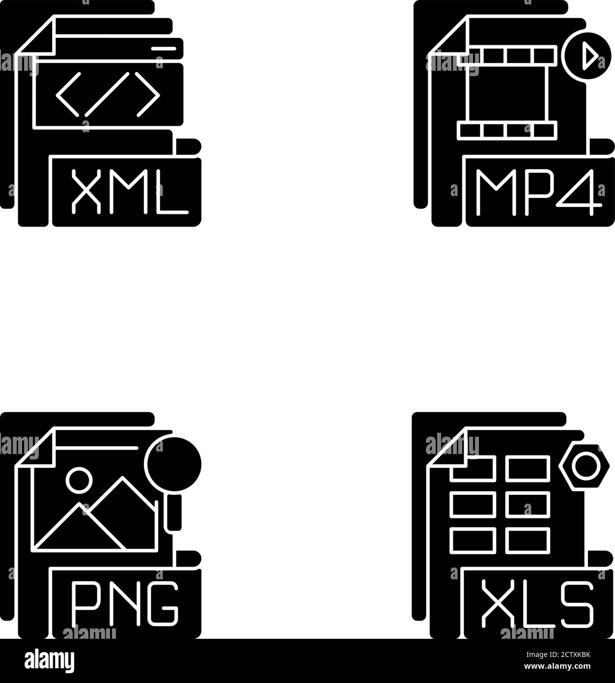 Mp4 format Black and White Stock Photos & Images - Alamy