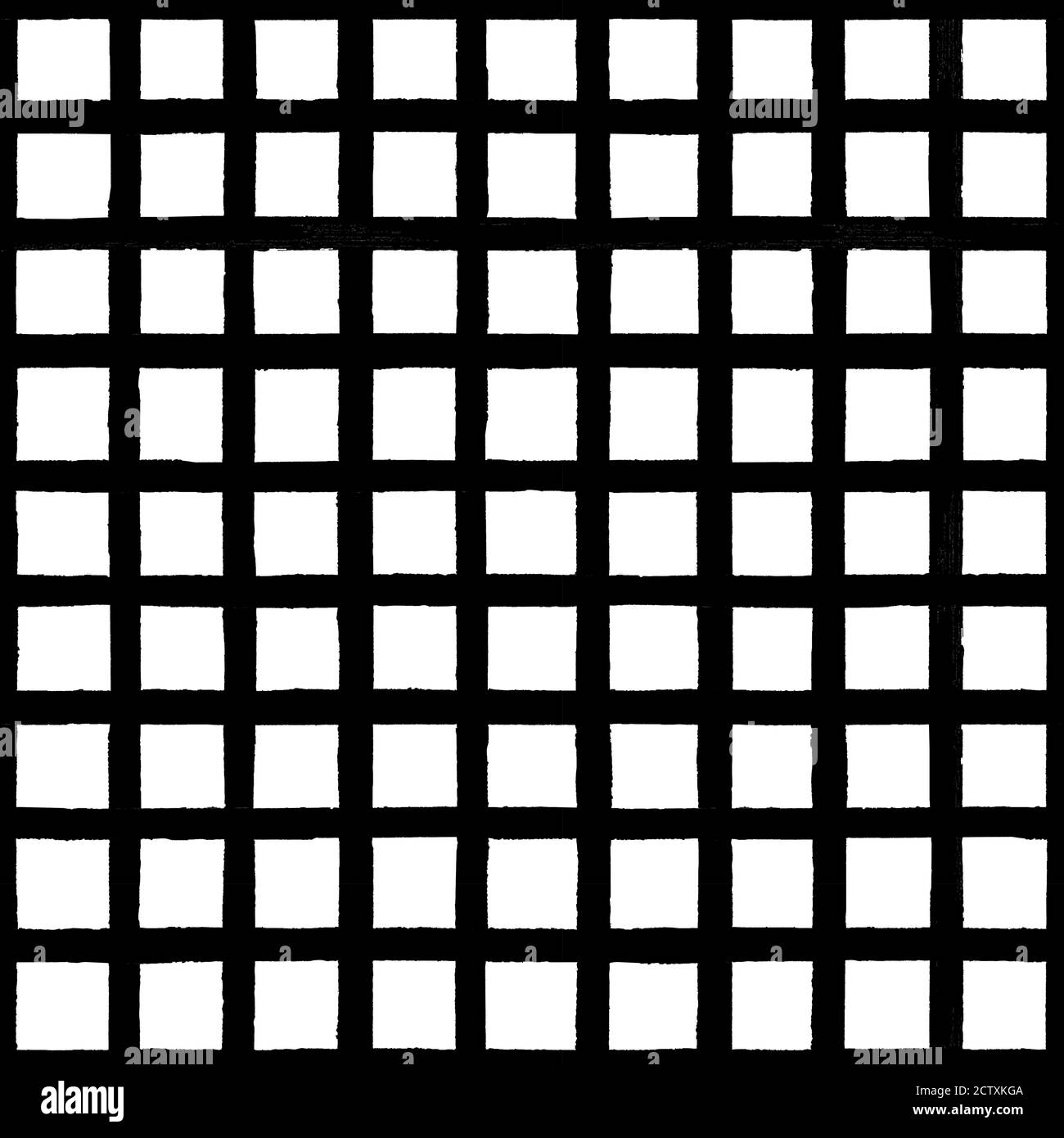 Grunge black and white checkered background. Old vintage background ...