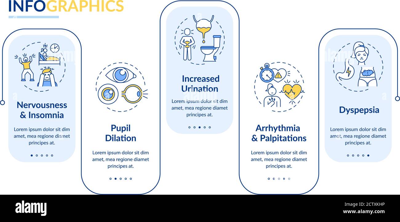 Energetics negative effects vector infographic template Stock Vector ...