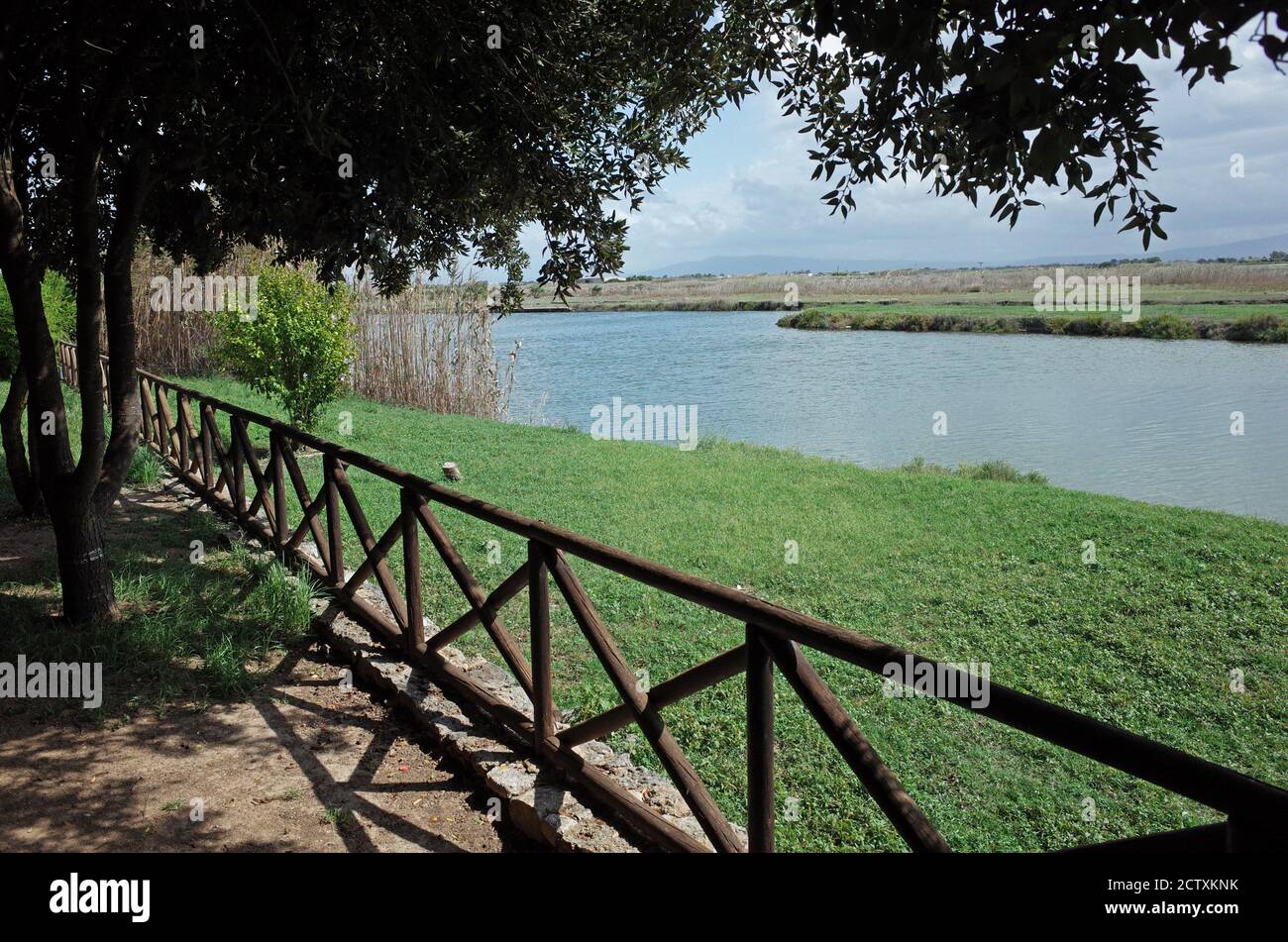Cabras, Sardinia, Italy. Peschiera Mare e Pontis Stock Photo - Alamy