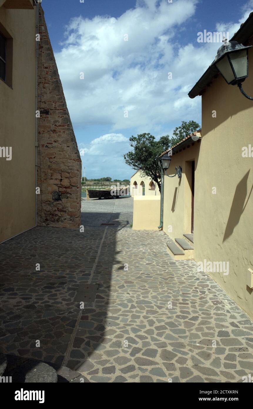Cabras, Sardinia, Italy. Peschiera Mare e Pontis Stock Photo - Alamy