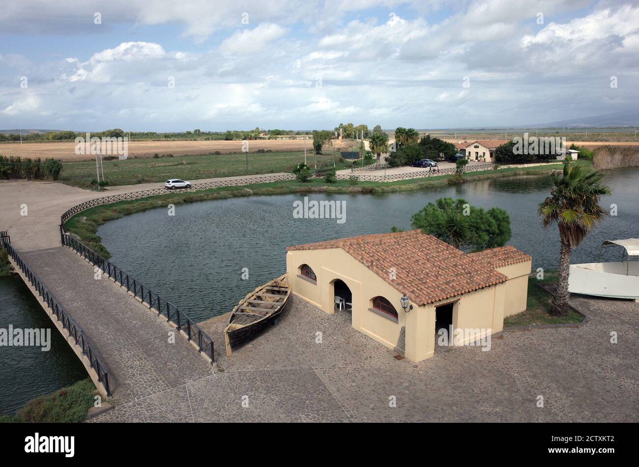 Cabras, Sardinia, Italy. Peschiera Mare e Pontis Stock Photo - Alamy
