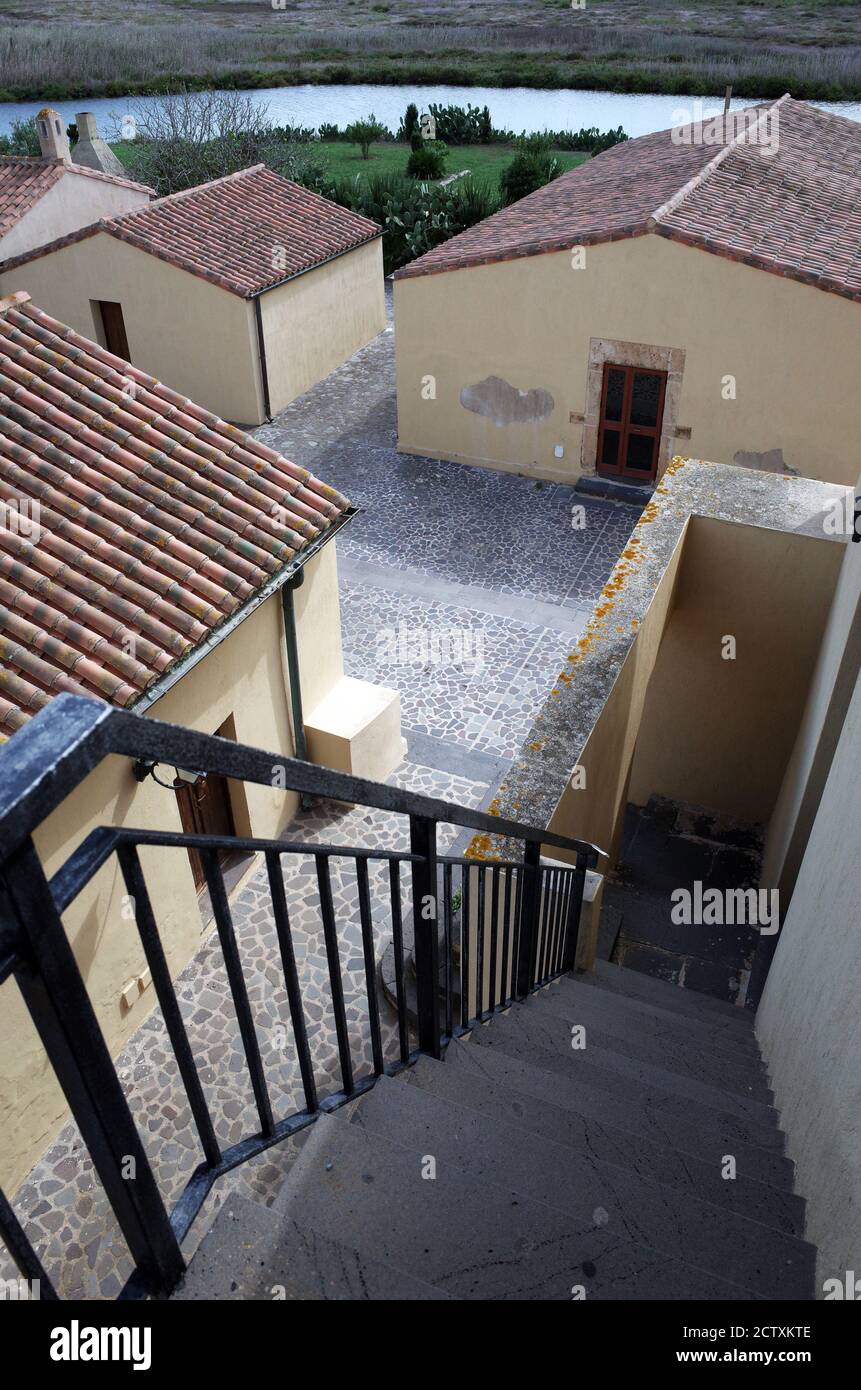 Cabras, Sardinia, Italy. Peschiera Mare e Pontis Stock Photo - Alamy