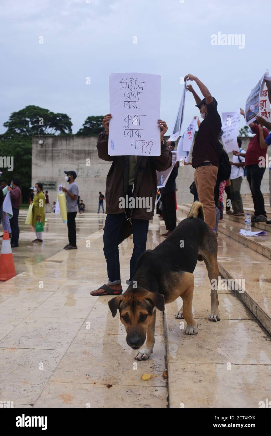 Dhaka, Dhaka, Bangladesh. 25th Sep, 2020. Animal lovers of Dhaka city ...