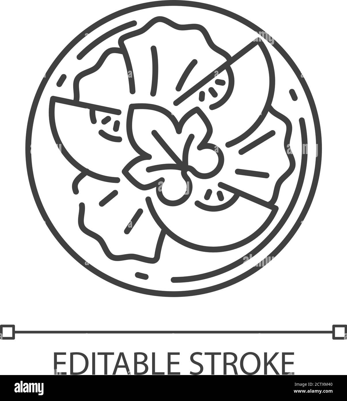 Autumn salad pumpkin squash Stock Vector Images - Alamy