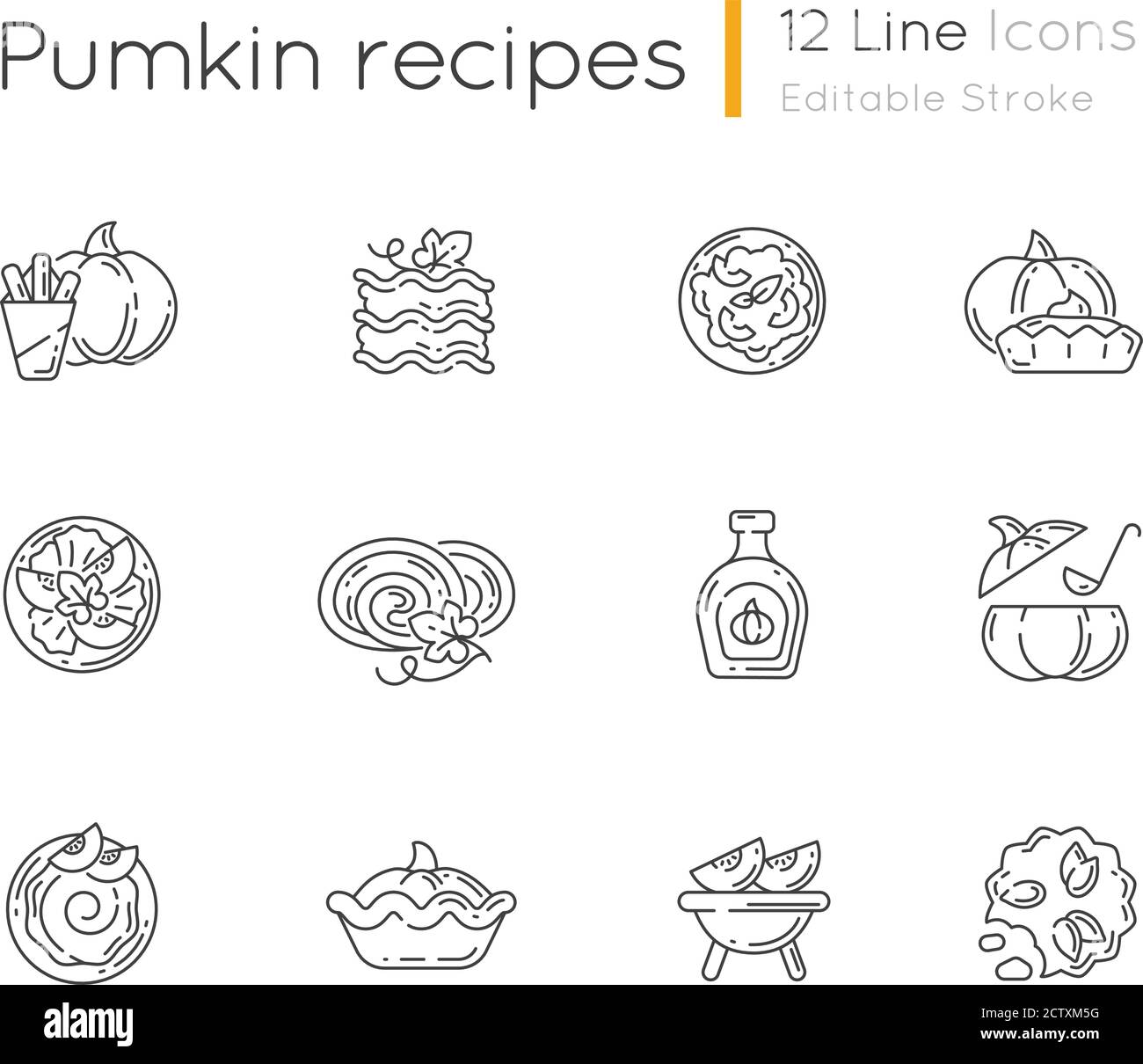 Fall recipes Cut Out Stock Images & Pictures - Alamy