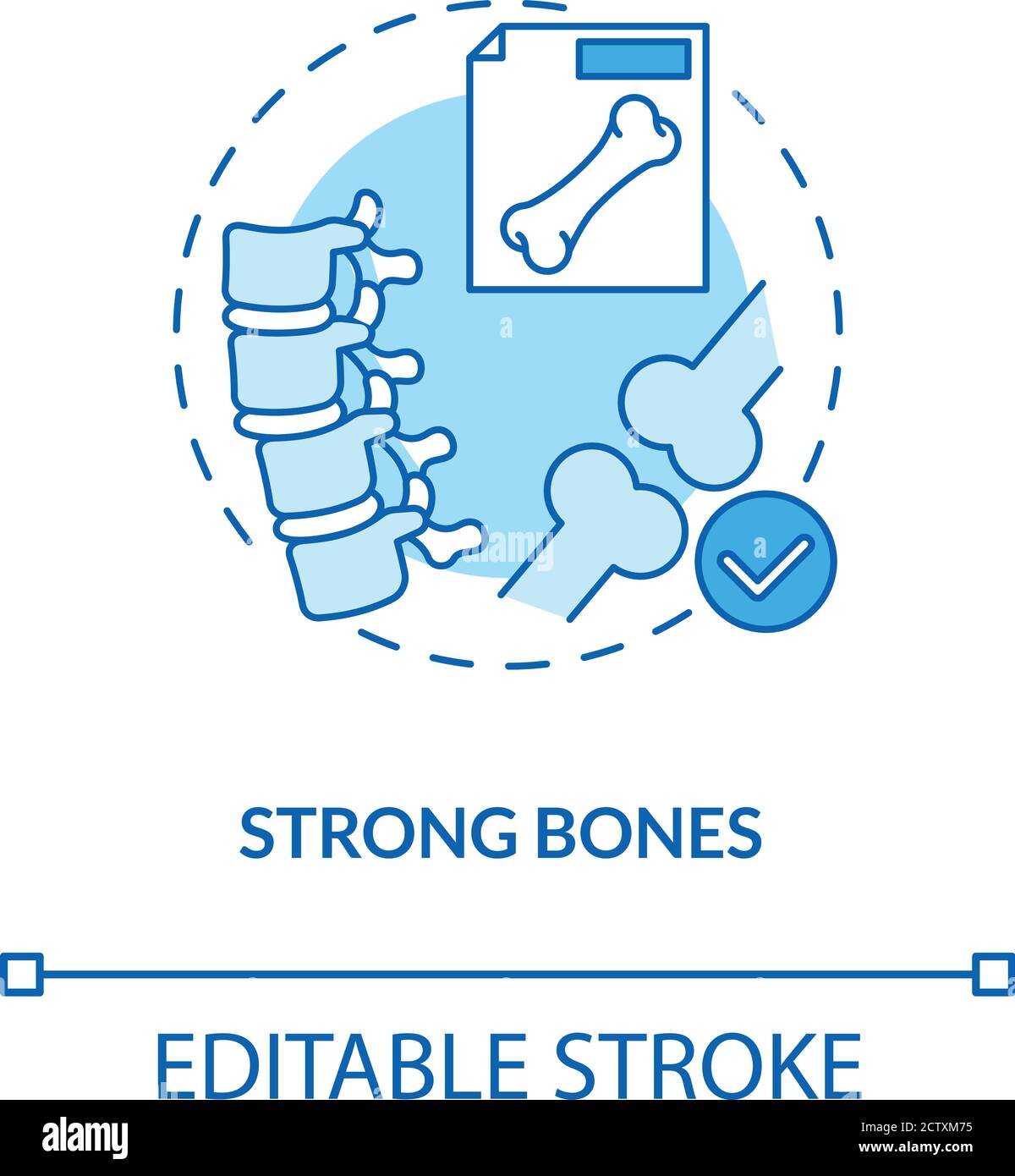 Eating bones Stock Vector Images - Alamy