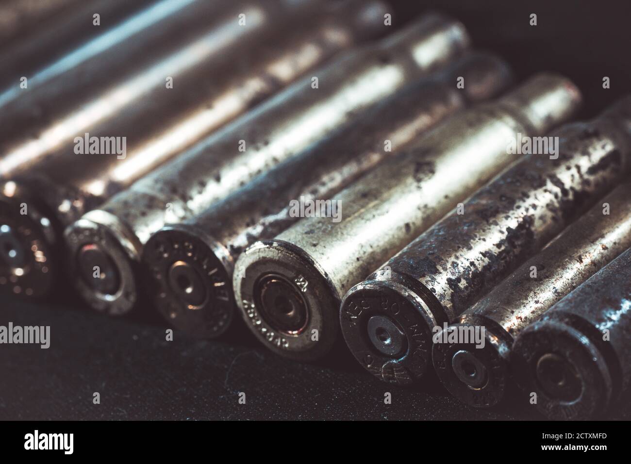 bullets from my gun Stock Photo - Alamy