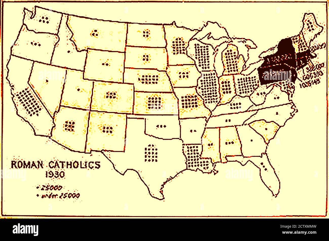 Roman Catholicism Map