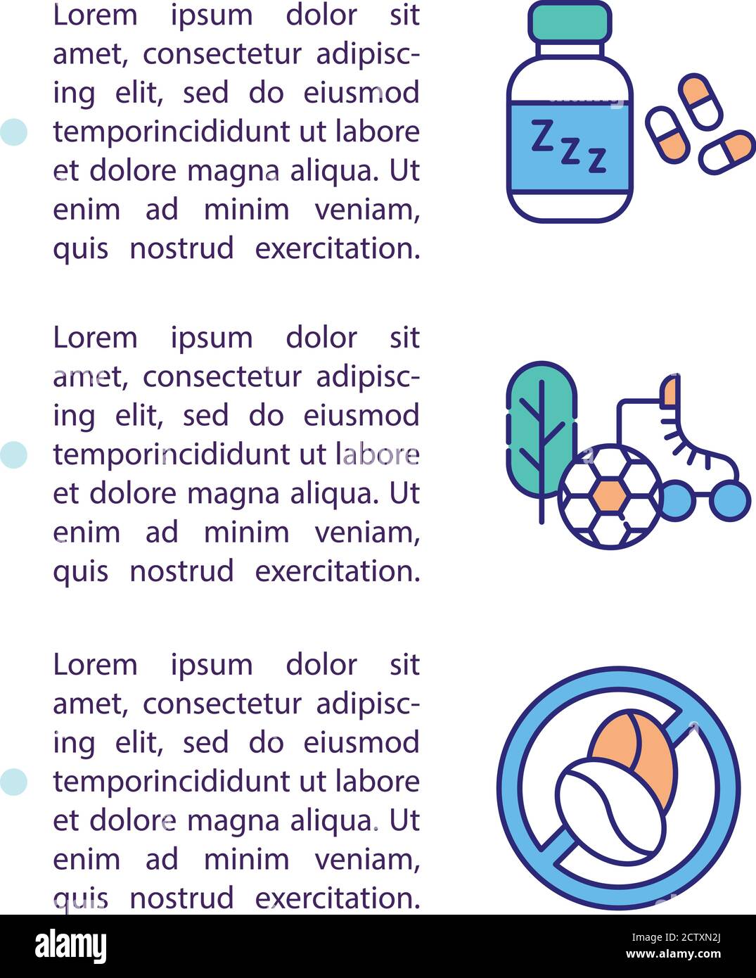 Insomnia treatment concept icon with text Stock Vector Image & Art - Alamy