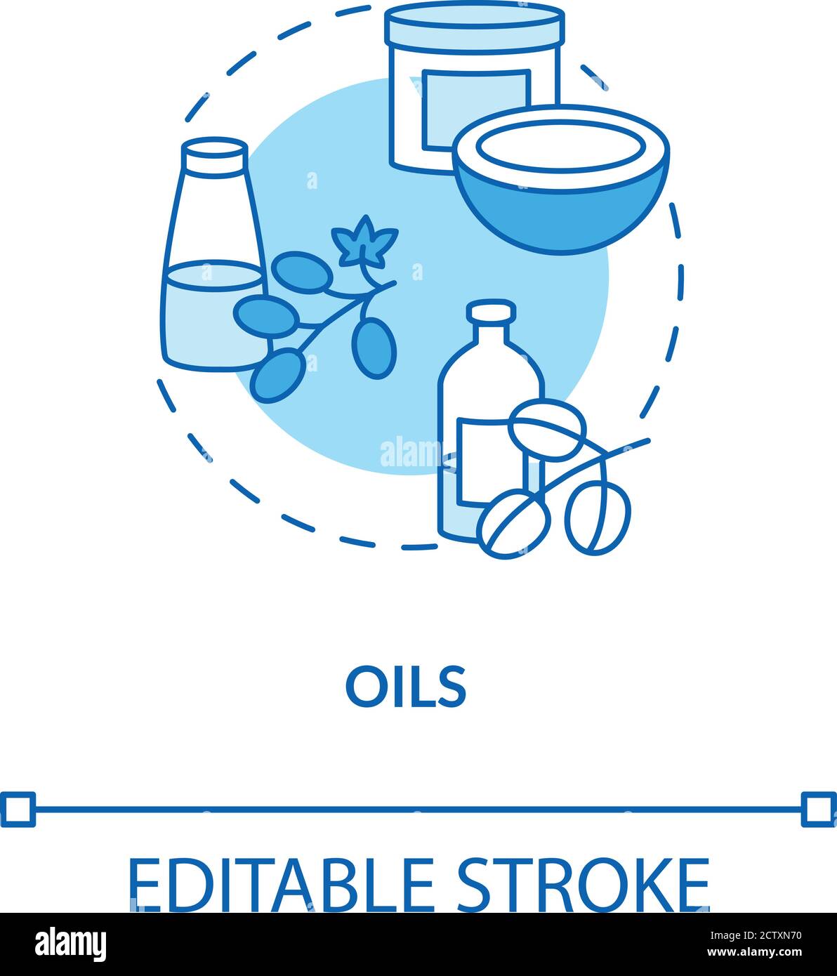 Oils concept icon Stock Vector Image & Art - Alamy