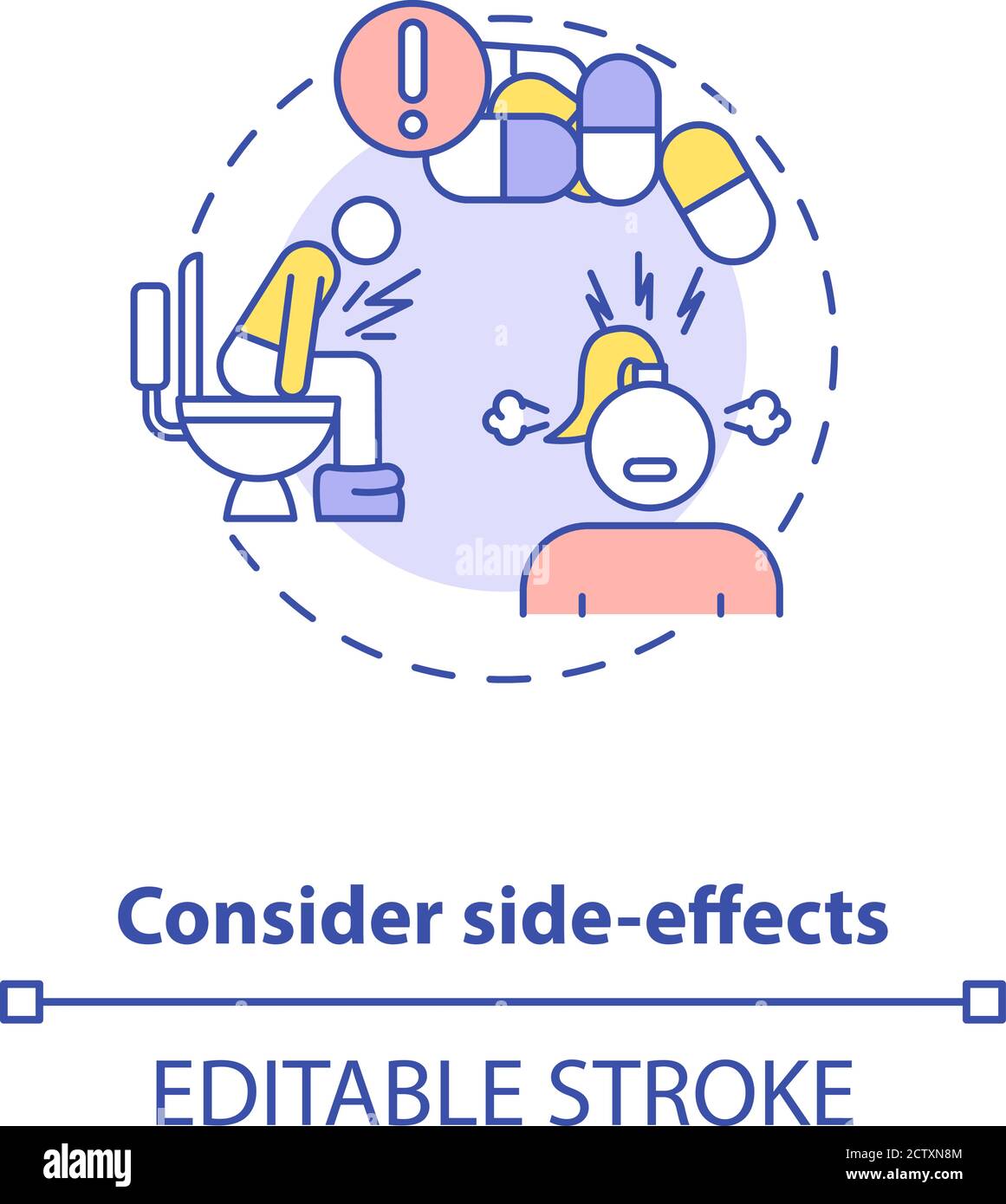 Drug side effects Stock Vector Images - Alamy