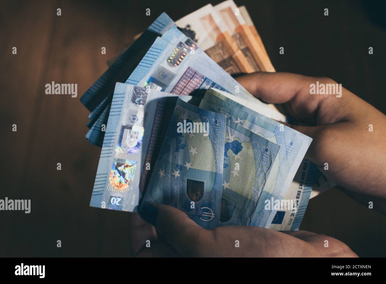 money in my wallet Stock Photo - Alamy