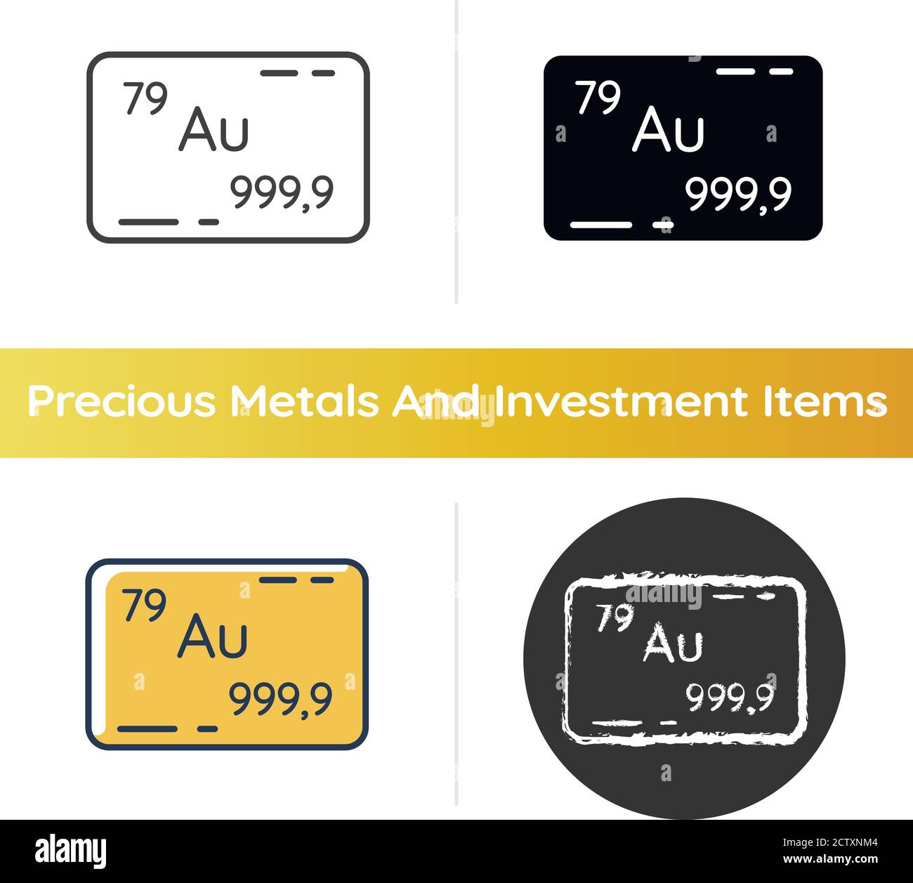 Gold commodity Stock Vector Images - Alamy