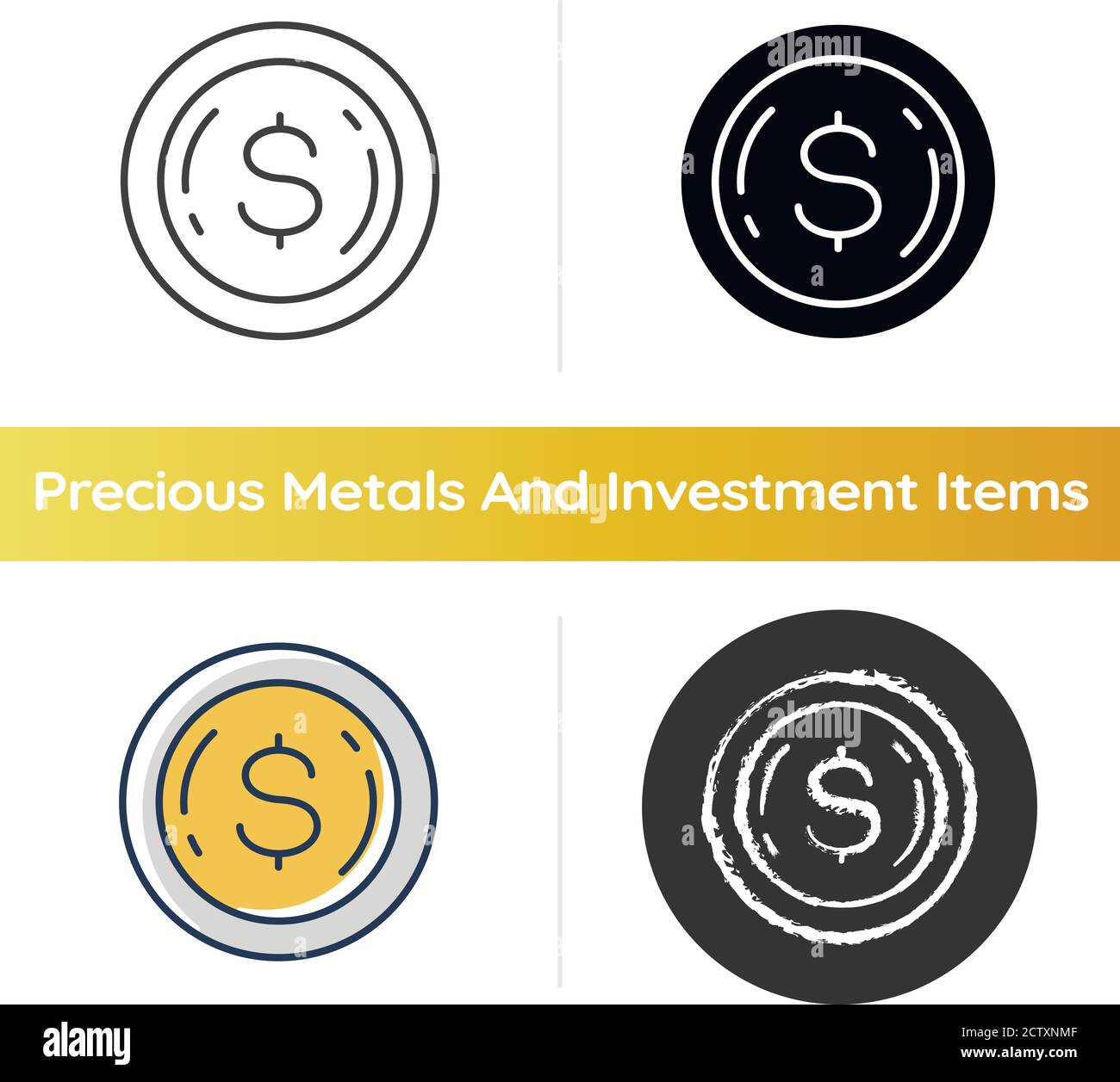 Commemorative coin icon Stock Vector Image & Art - Alamy