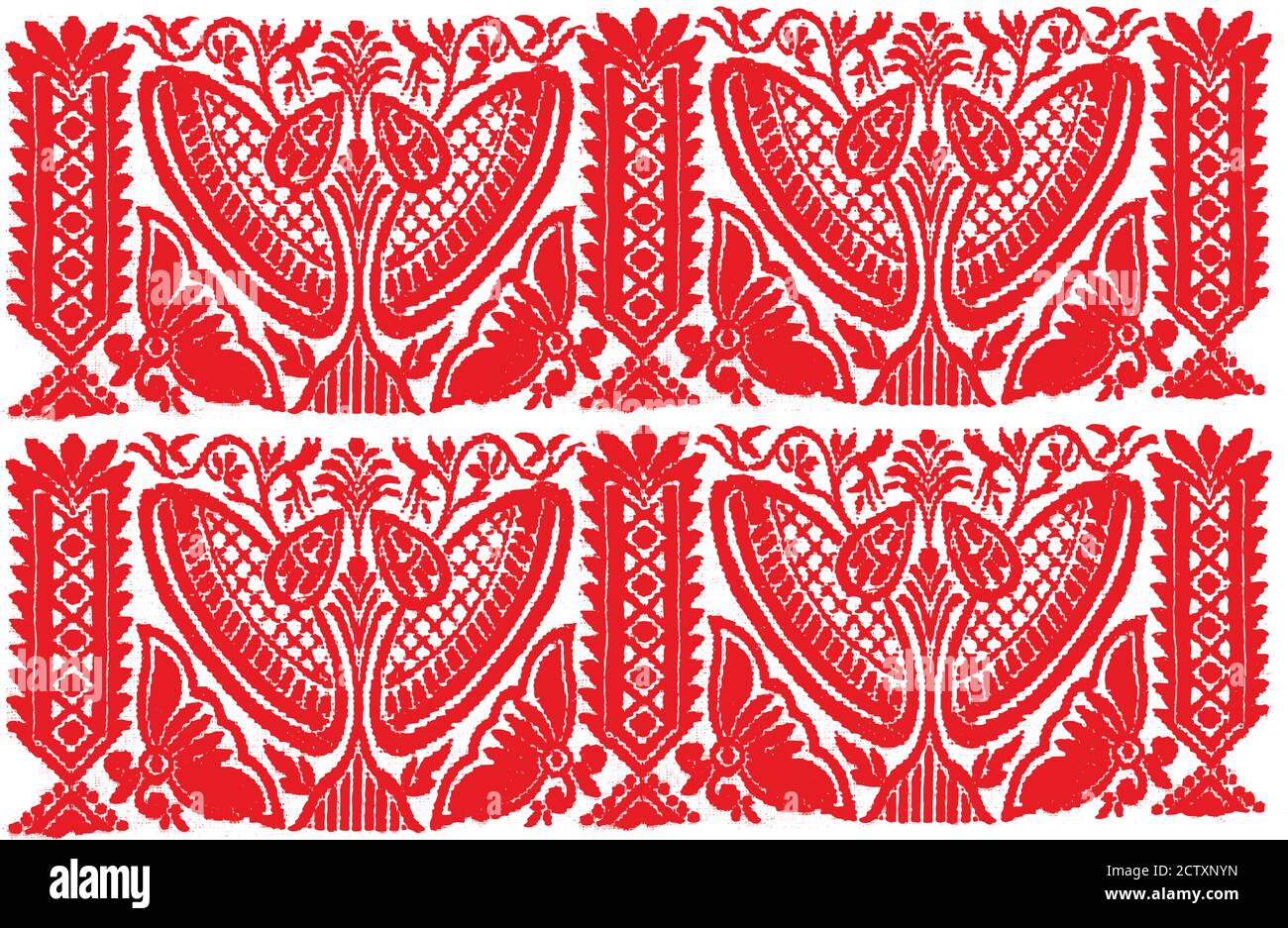 Gamosa pattern Stock Vector Images - Alamy