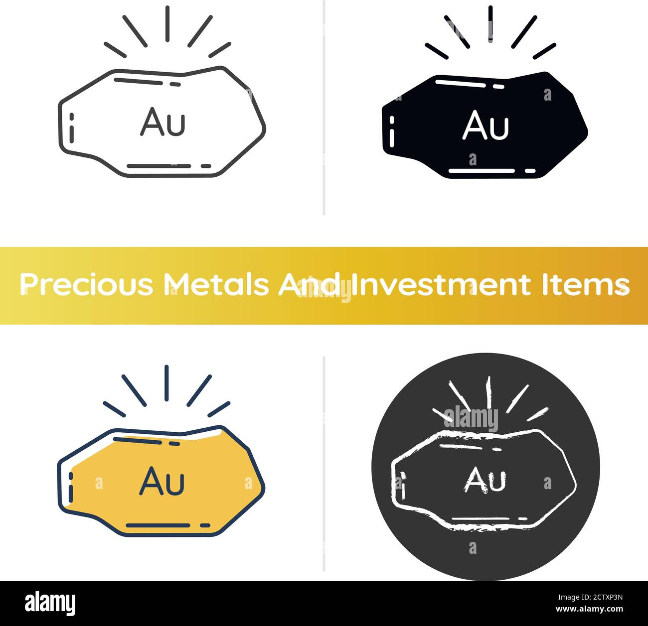 Golden nugget icon Stock Vector Image & Art - Alamy