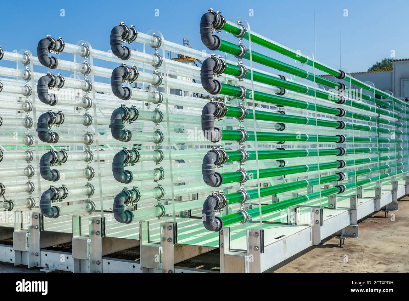 Wageningen, Netherlands - September 22, 2020: Algae unit for Algae ...