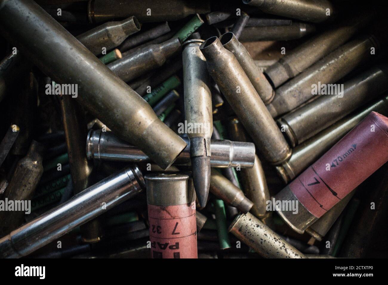 bullets of my gun Stock Photo - Alamy