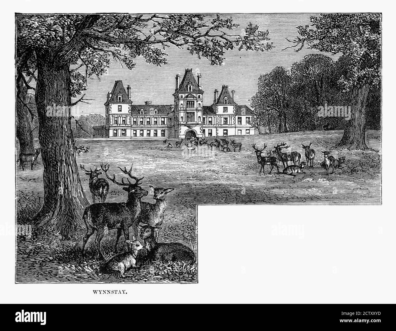 Victorian gothic architecture house Black and White Stock Photos ...