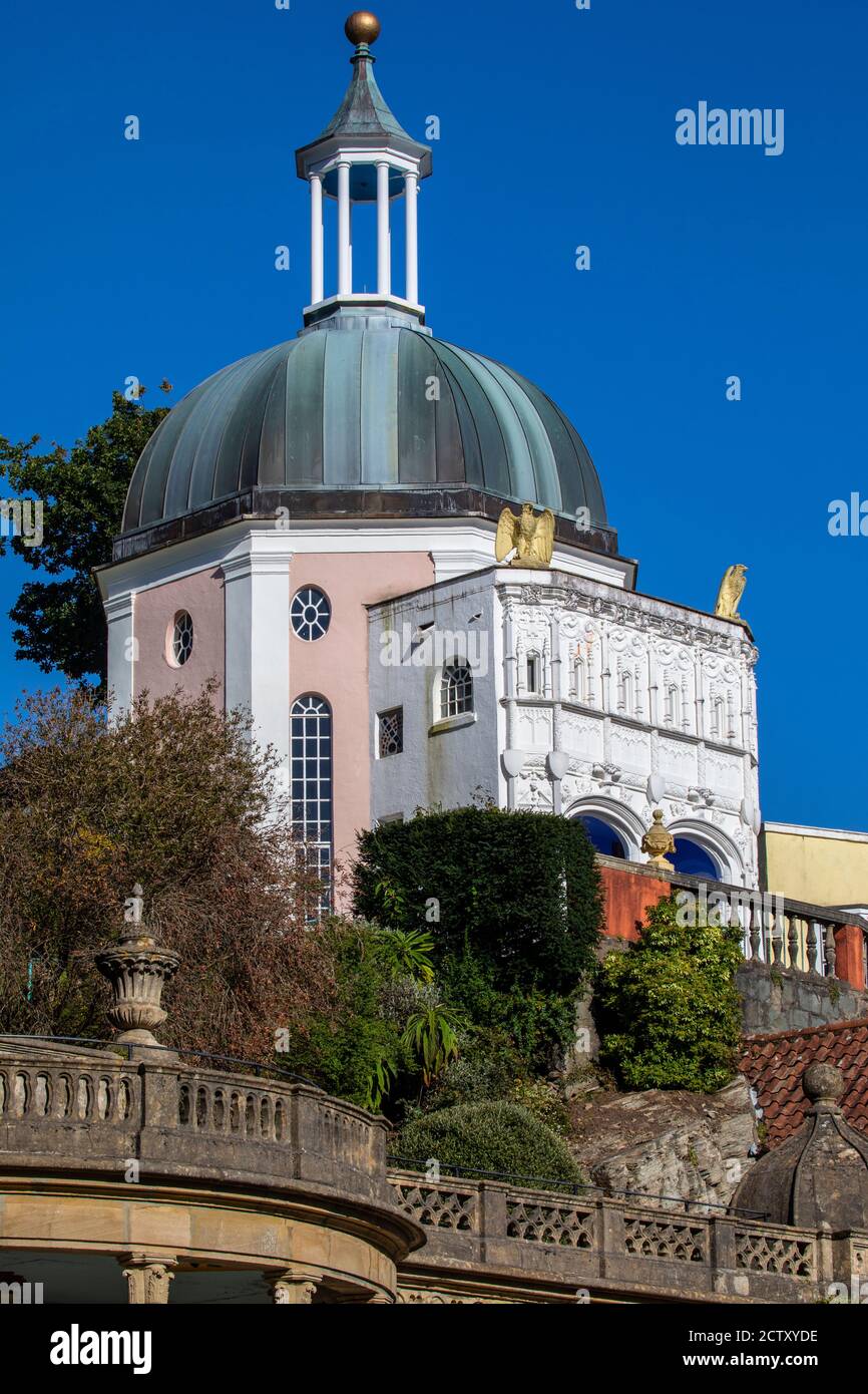 A view of The Dome, or Pantheon, in the beautiful village of ...