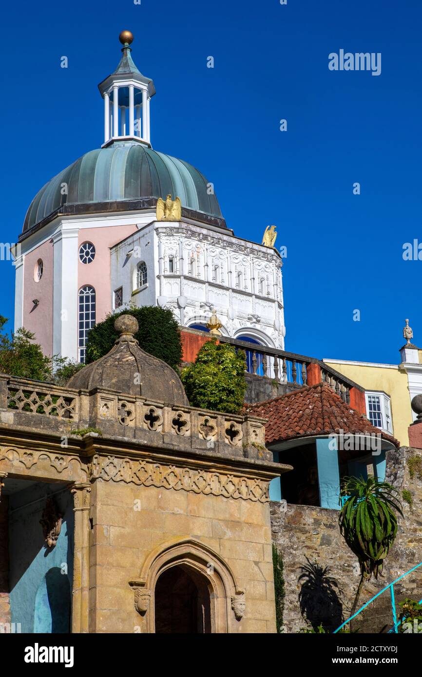 A view of The Dome, or Pantheon, in the beautiful village of ...