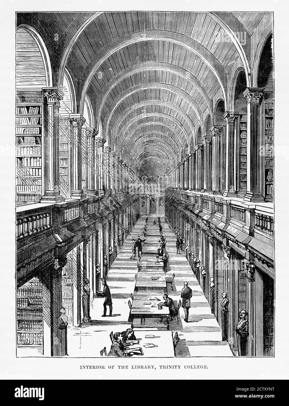 Victorian library engraving hi-res stock photography and images - Alamy