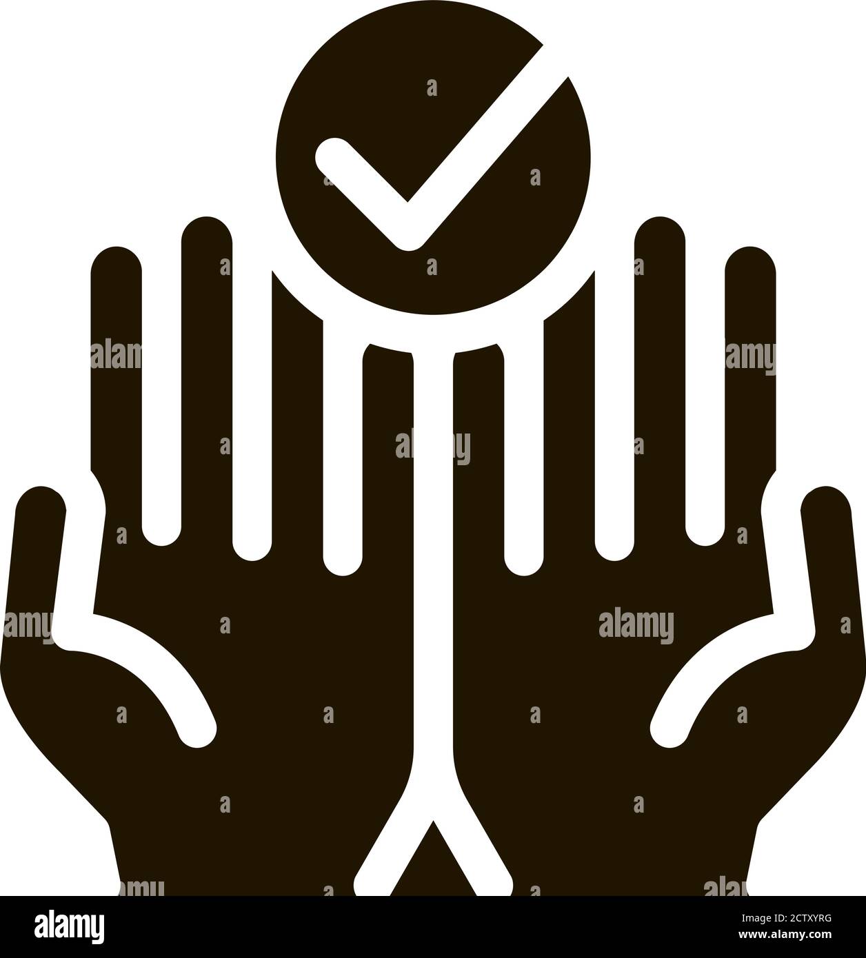 Opened palms Stock Vector Images - Alamy