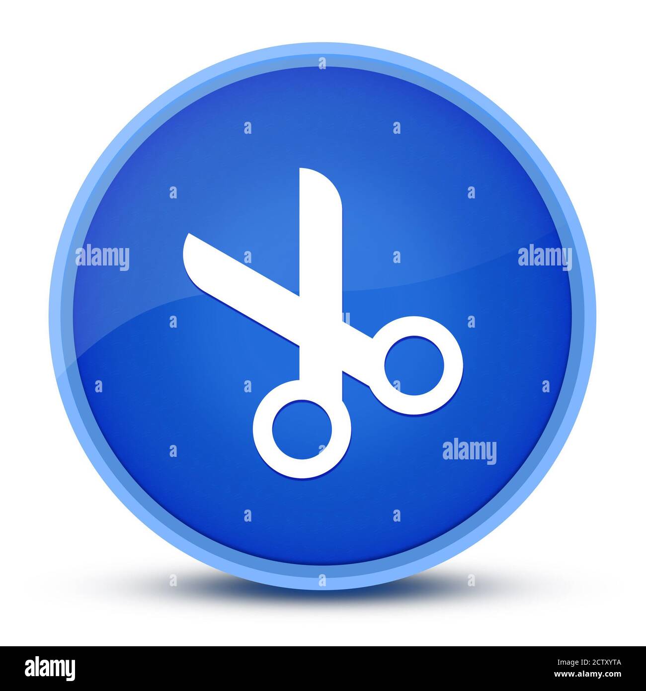 Cutting hair illustration Cut Out Stock Images & Pictures - Alamy