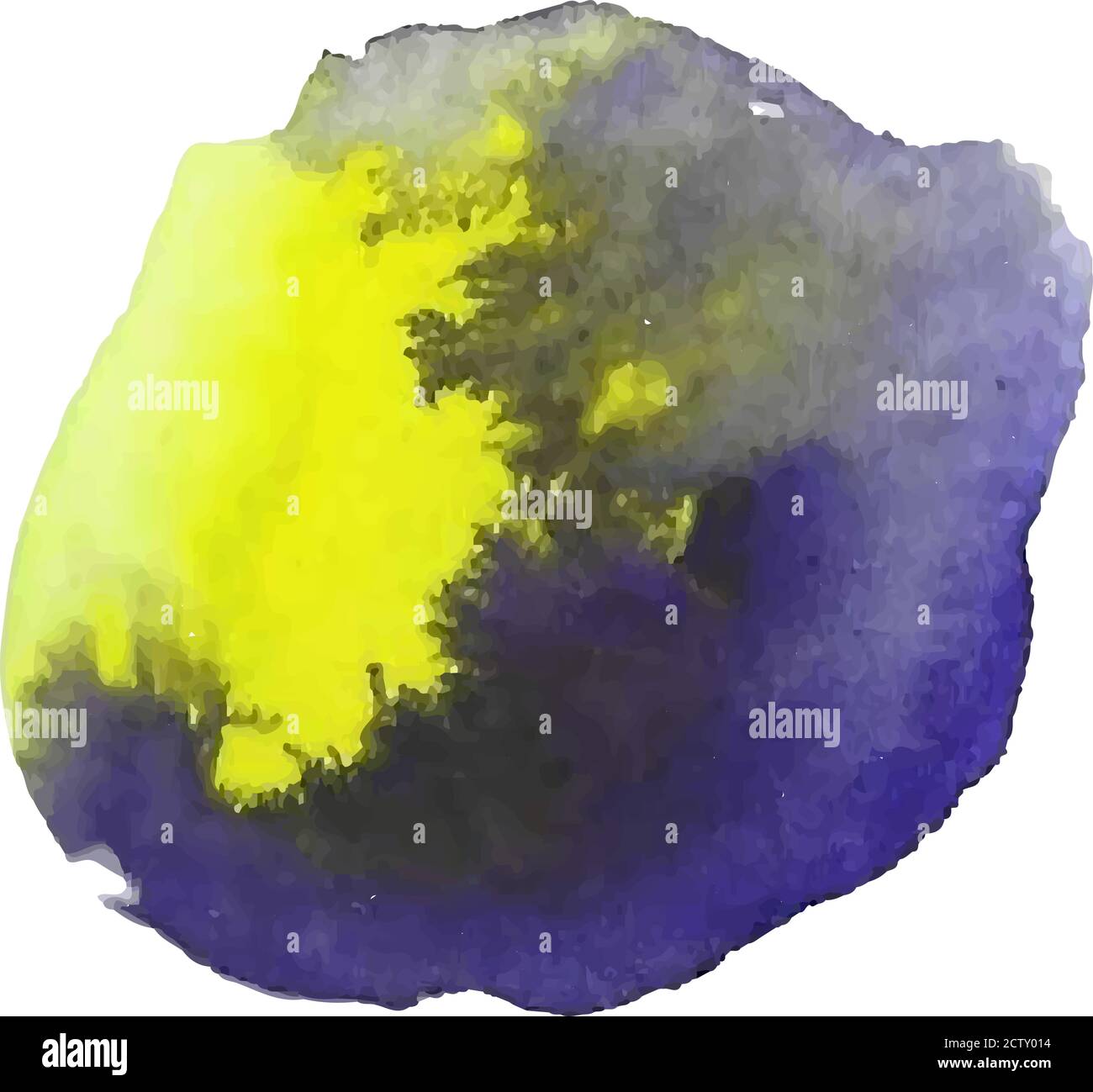 Watercolor splash texture. Watercolor vector brush with gradient Stock ...