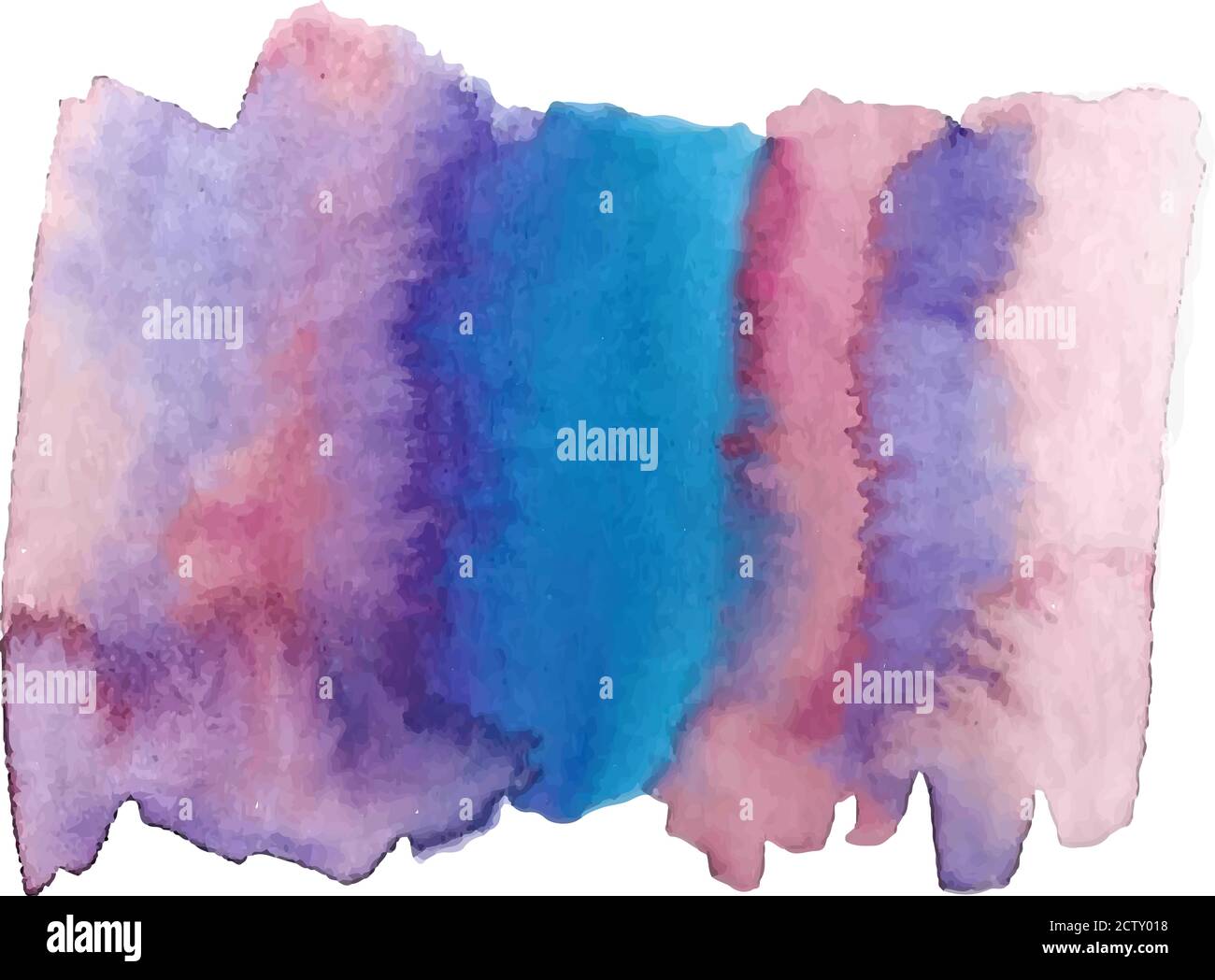 Watercolor splash texture. Watercolor vector brush with gradient Stock ...