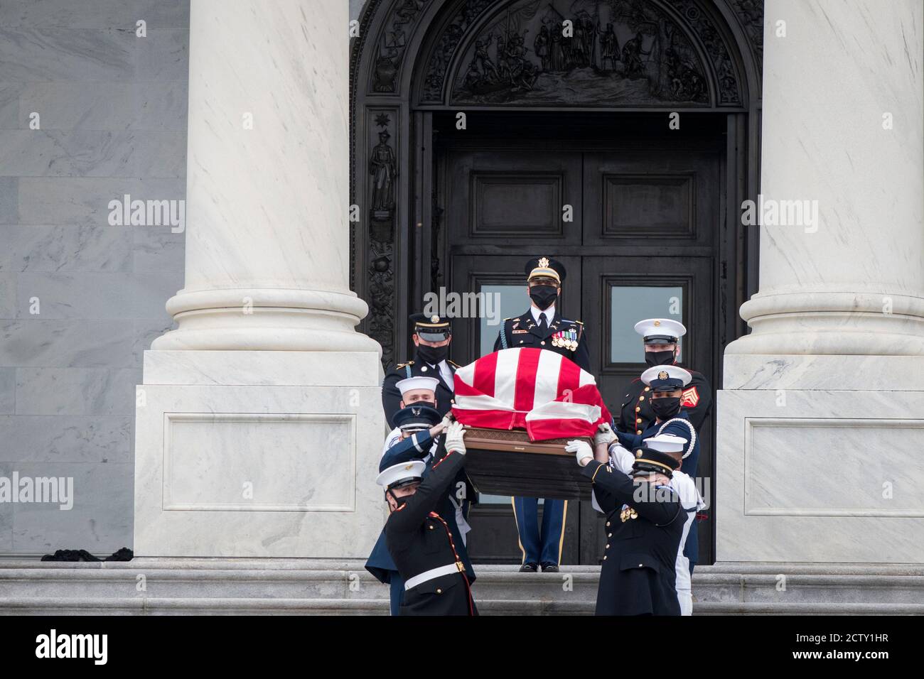 Washington, United States Of America. 25th Sep, 2020. The casket ...