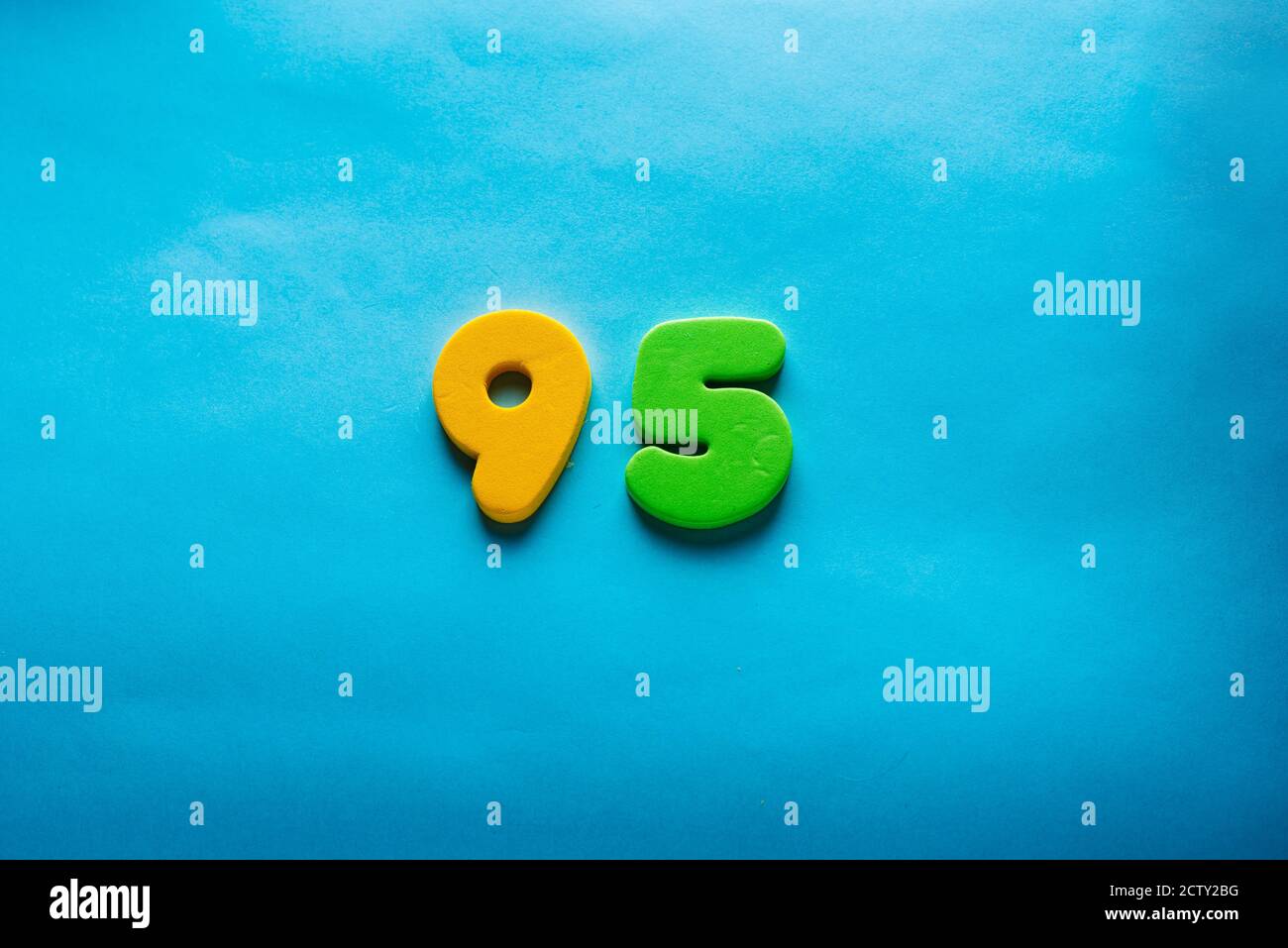 Template logo 95 years anniversary hi-res stock photography and images ...