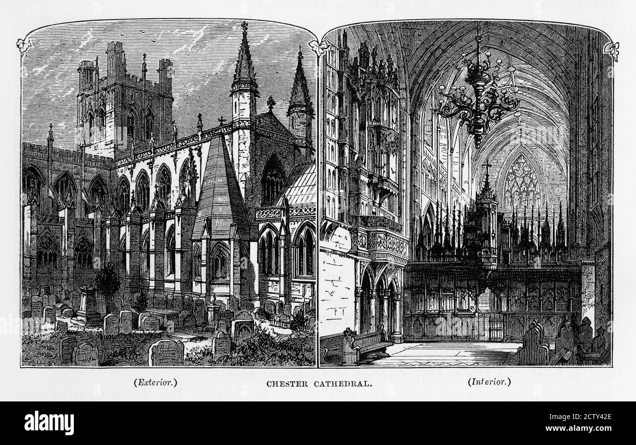 Chester cathedral nave hi-res stock photography and images - Alamy