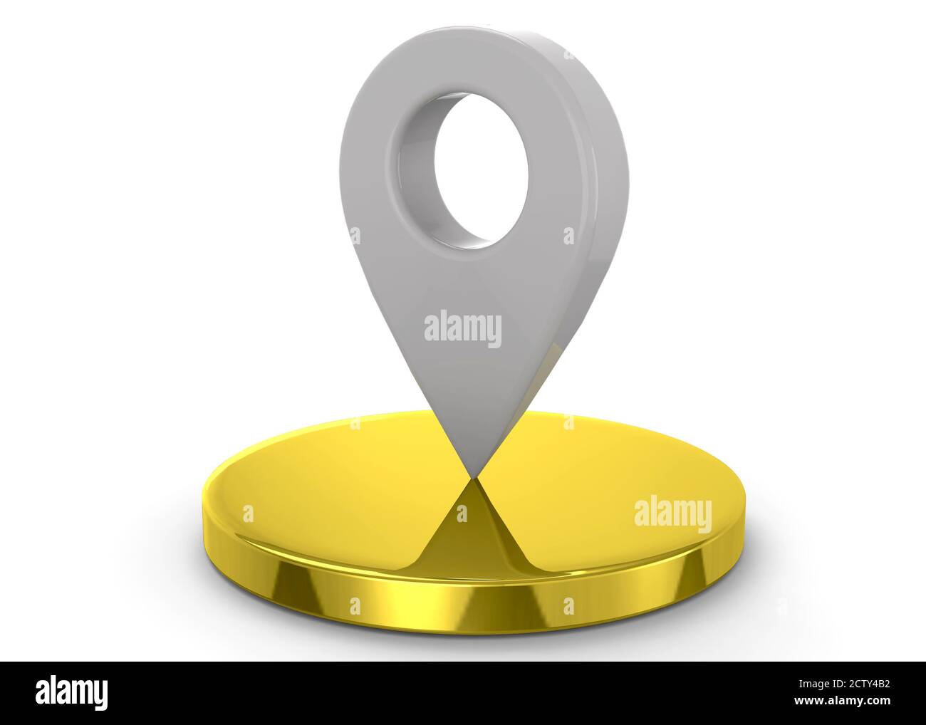 GPS ICON - 3D Stock Photo - Alamy