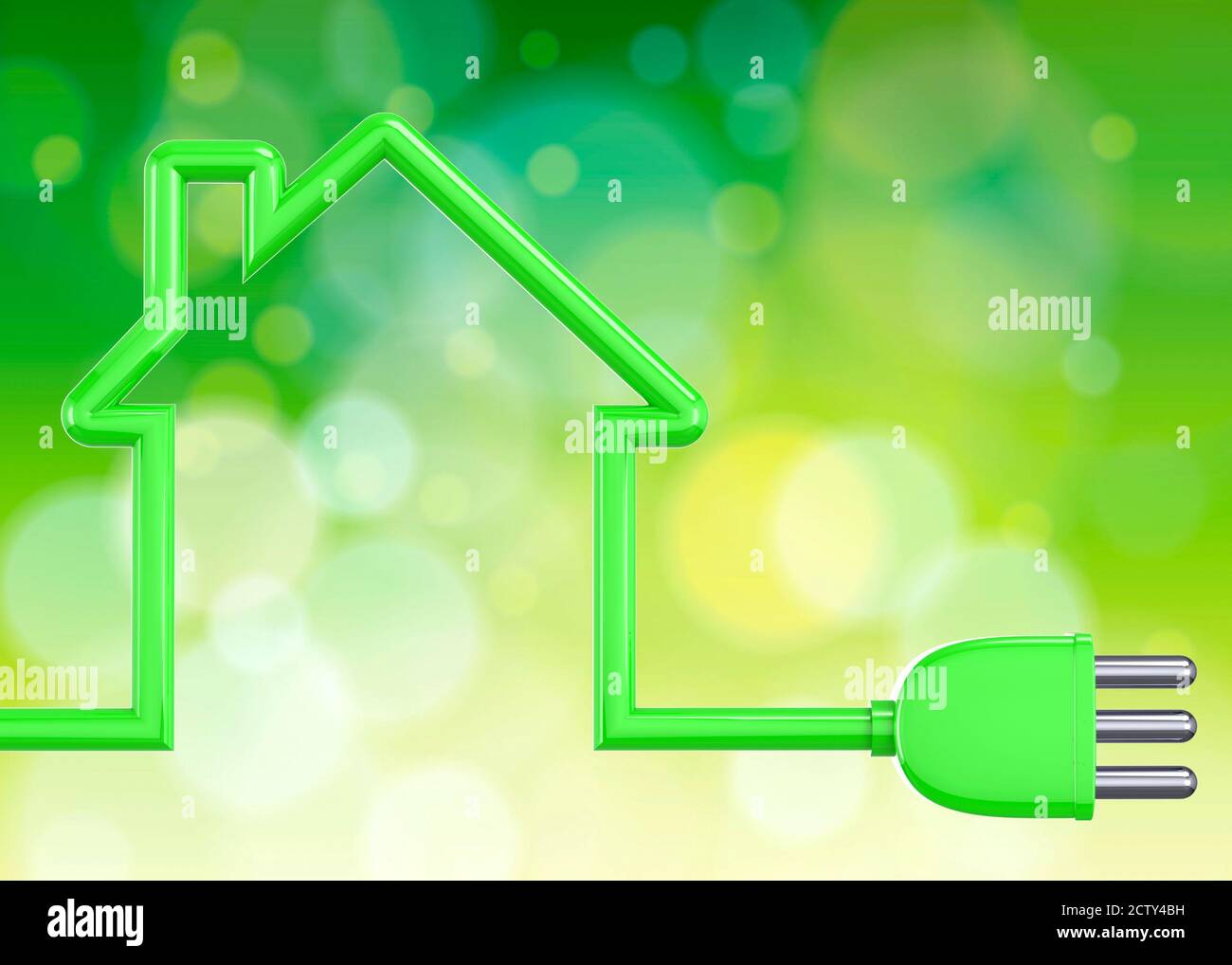 Energy Saving - 3D Stock Photo - Alamy