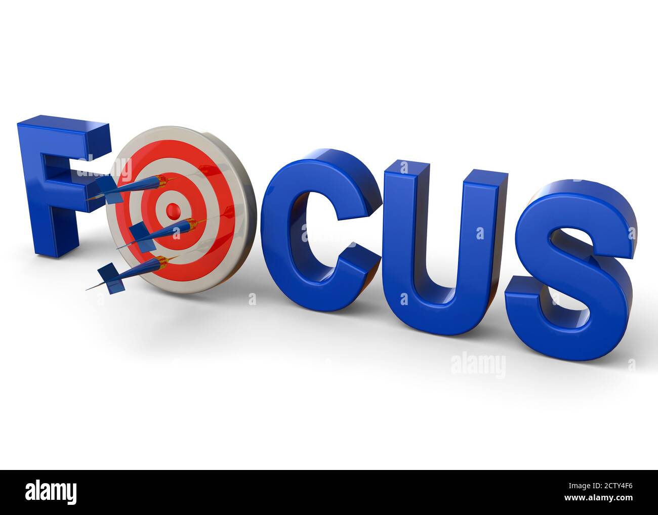 To focus a target - 3D Stock Photo - Alamy