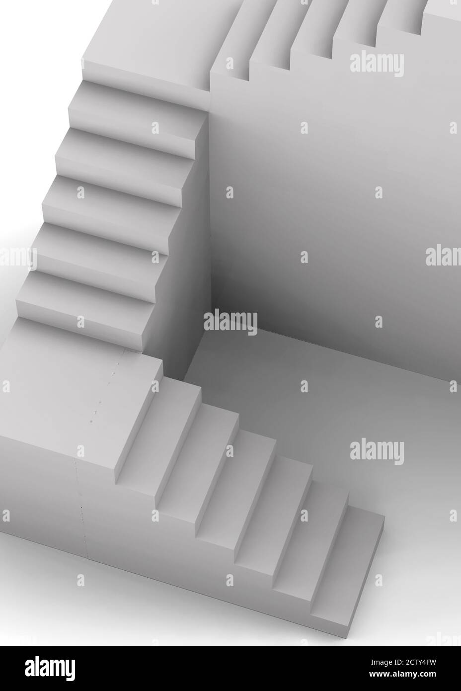 Stairs - 3D Stock Photo - Alamy