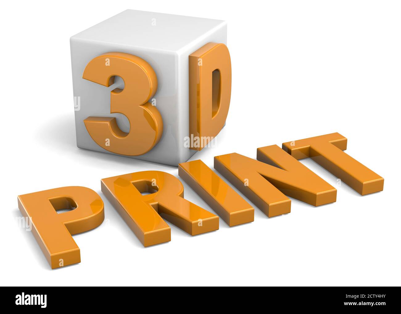 3d printer text Cut Out Stock Images & Pictures - Alamy