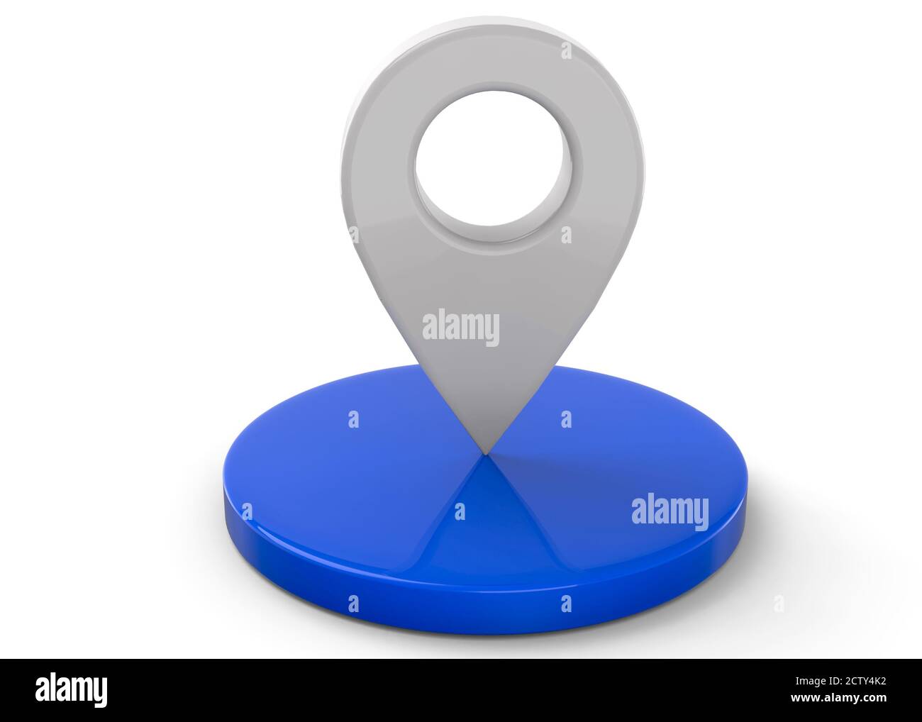 GPS ICON - 3D Stock Photo - Alamy