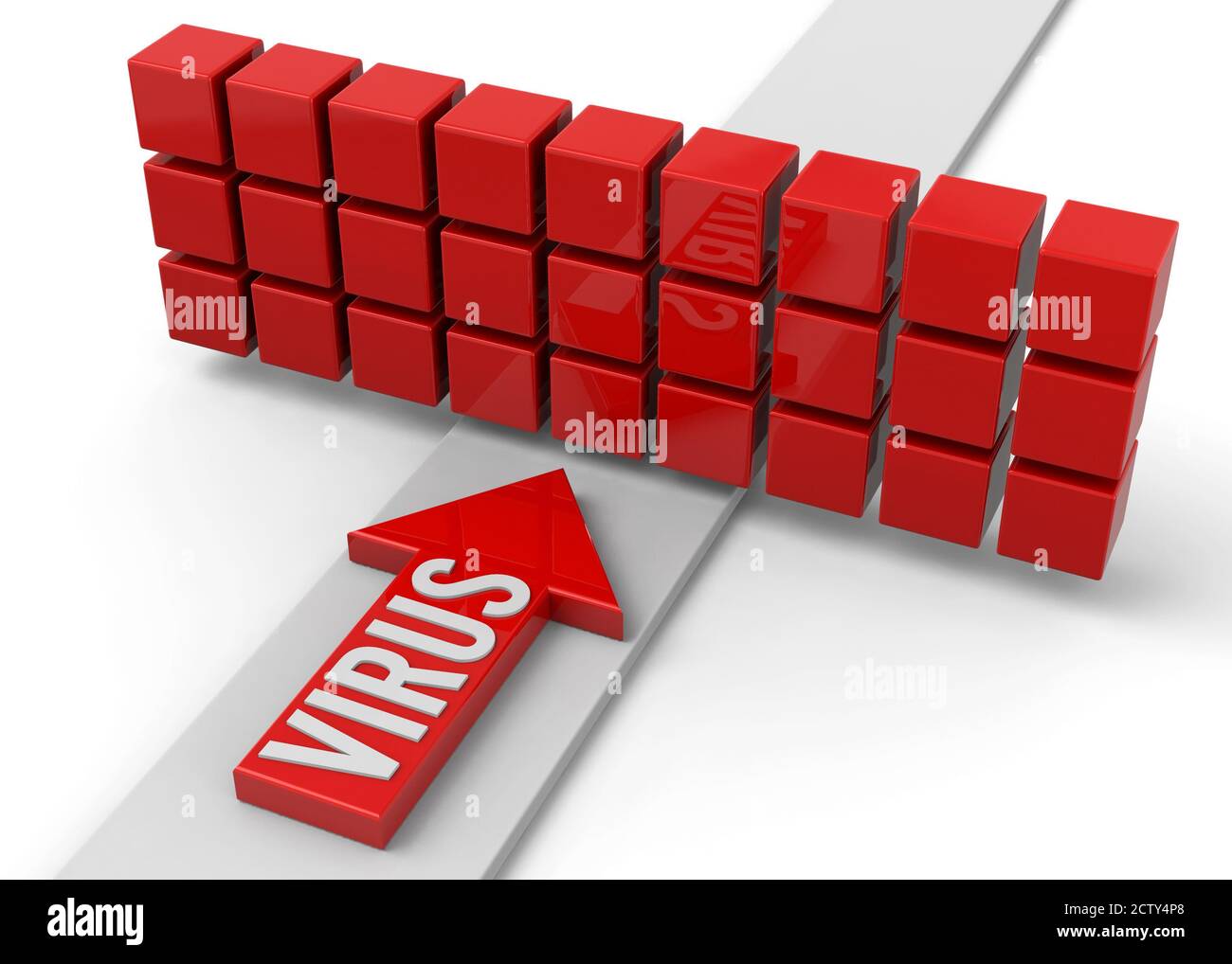 Virus block Cut Out Stock Images & Pictures - Alamy