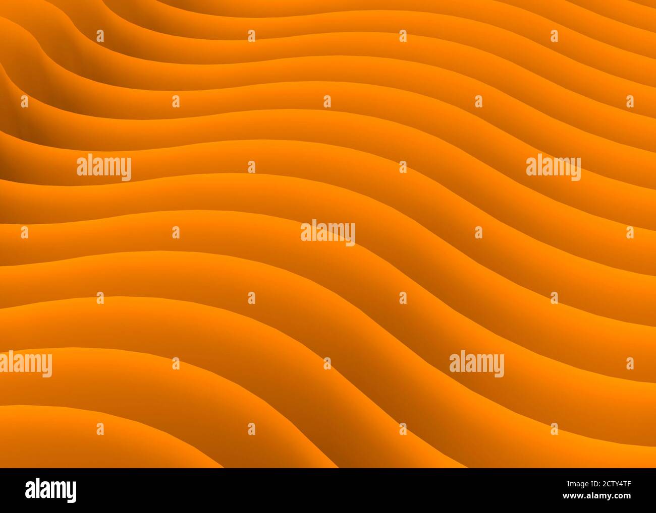 Orange, Waves Background - 3D Stock Photo - Alamy