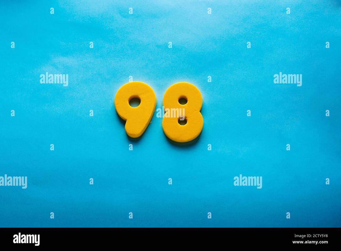 Number 98 logo design hi-res stock photography and images - Alamy