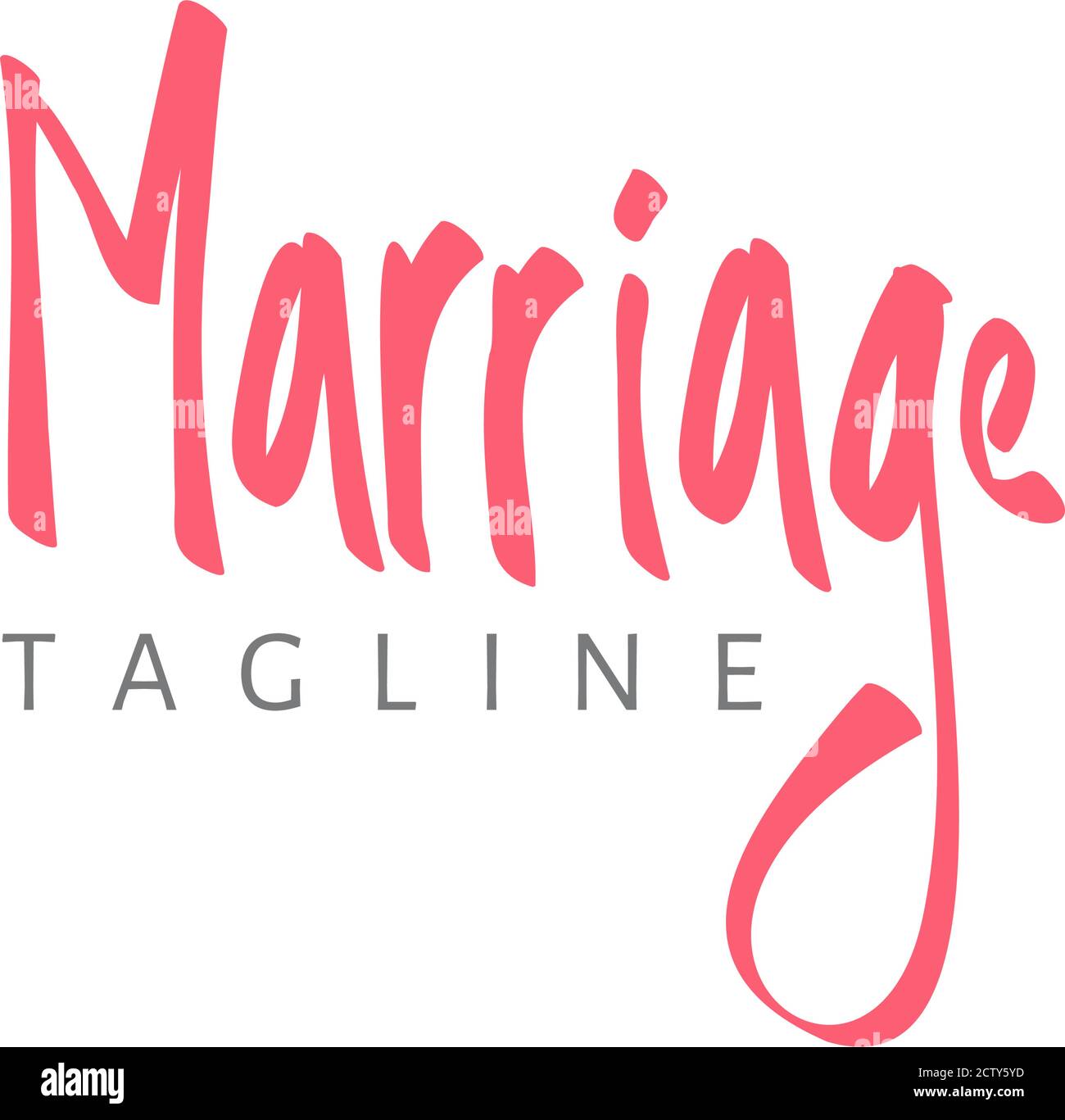 Awesome logo design with marriage concept . Vector illustration Stock ...
