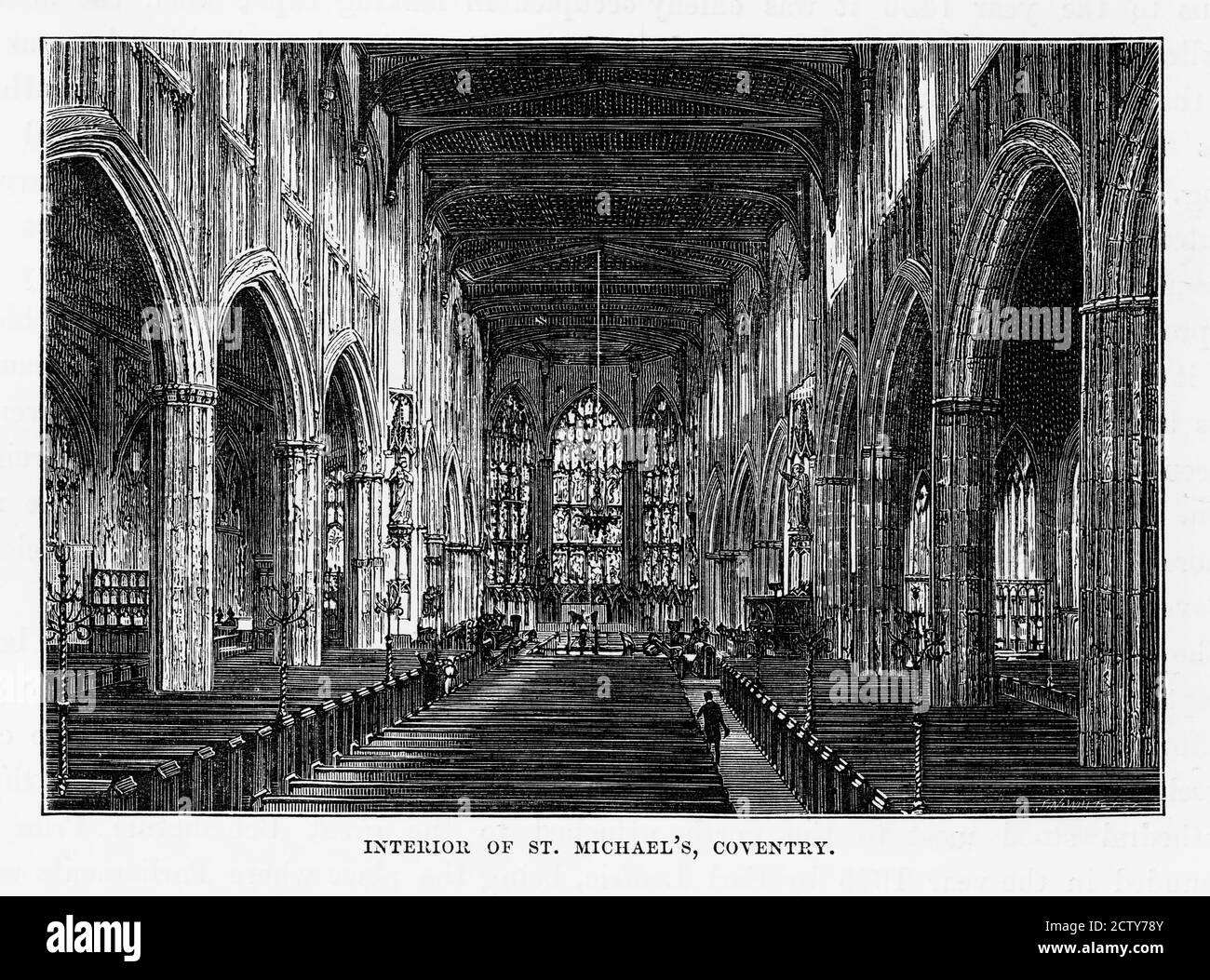 St. Michael’s Coventry in Litchfield, Staffordshire, England Victorian ...
