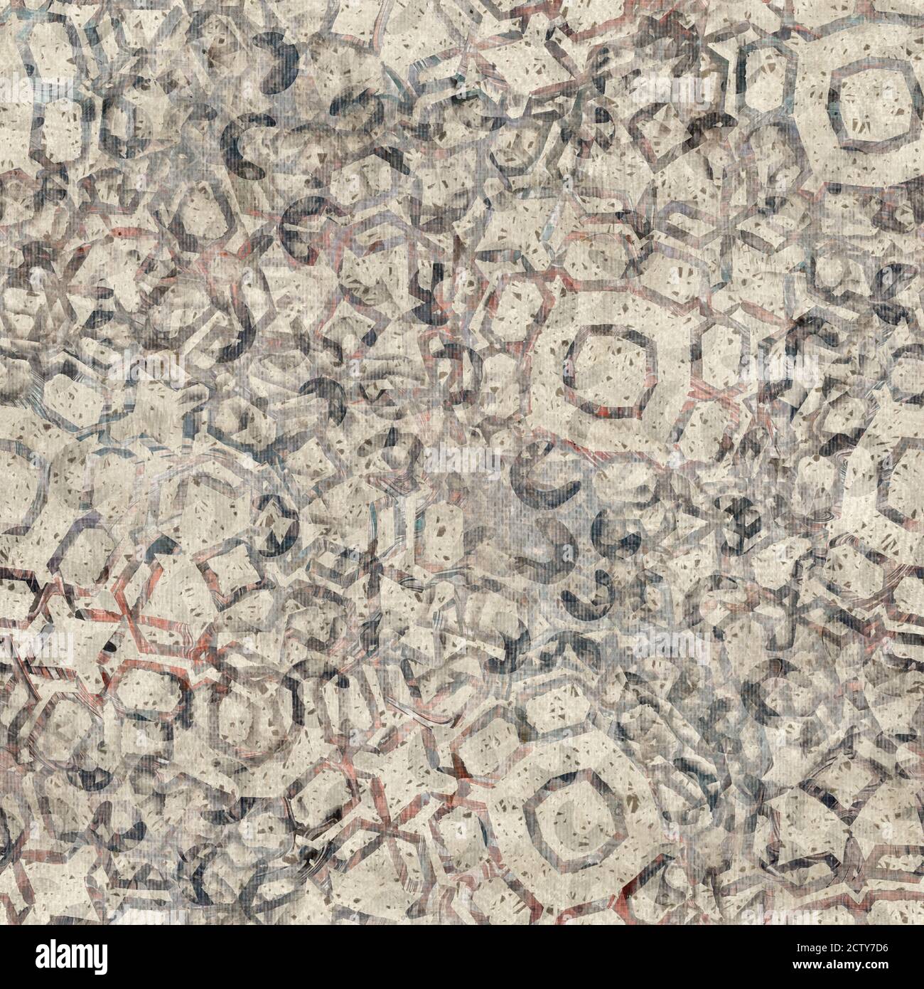 Chic formal grungy geo texture seamless pattern Stock Photo - Alamy