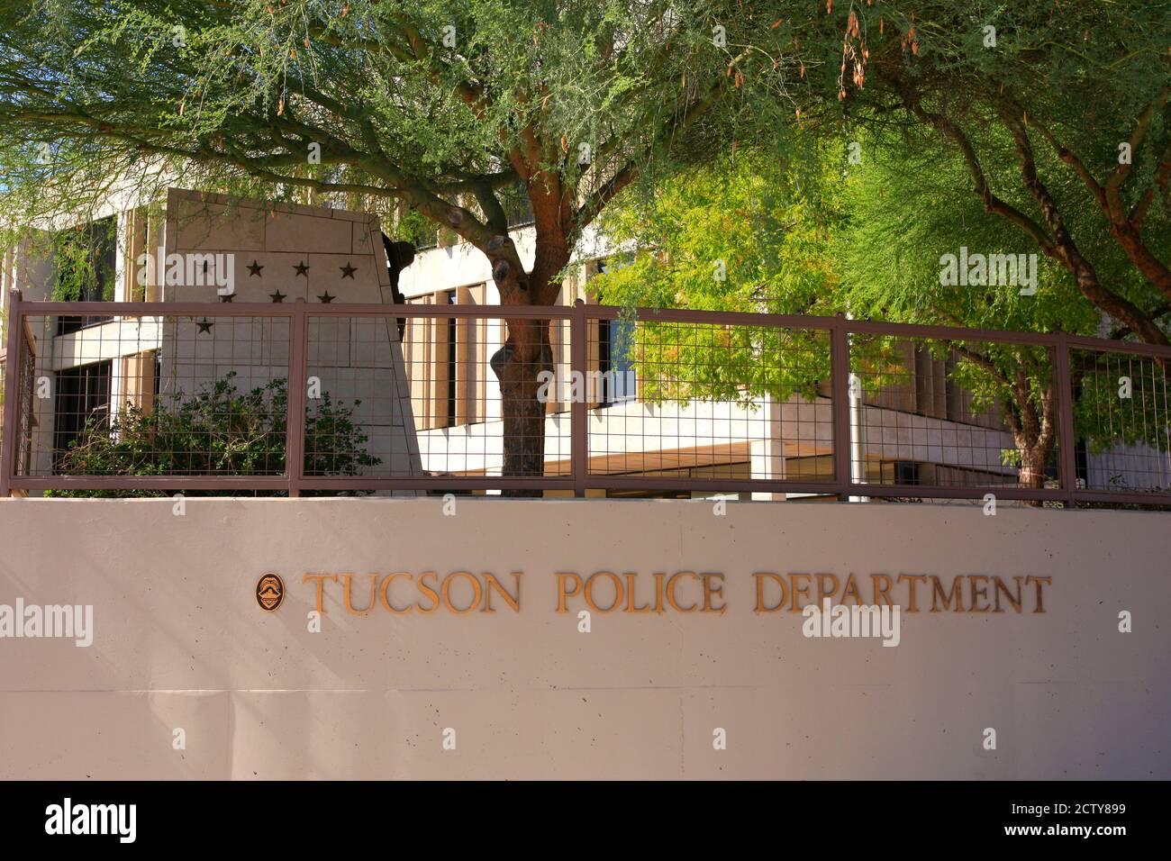 Outside the Tucson Police Department building on S Stone Ave in ...