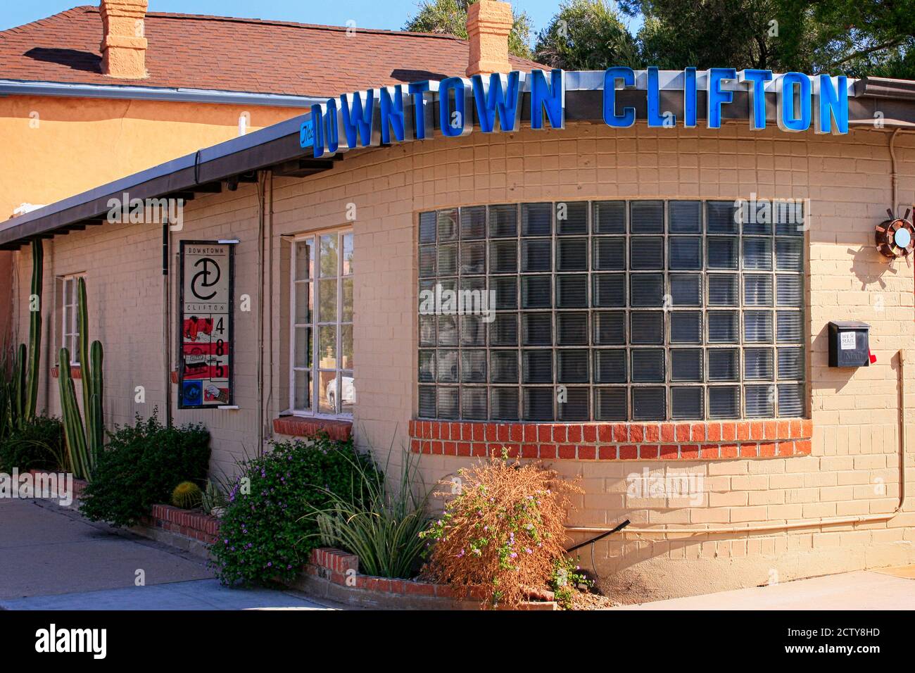 The old Downtown Clifton motel in Armory Park neighborhood of Tucson AZ ...