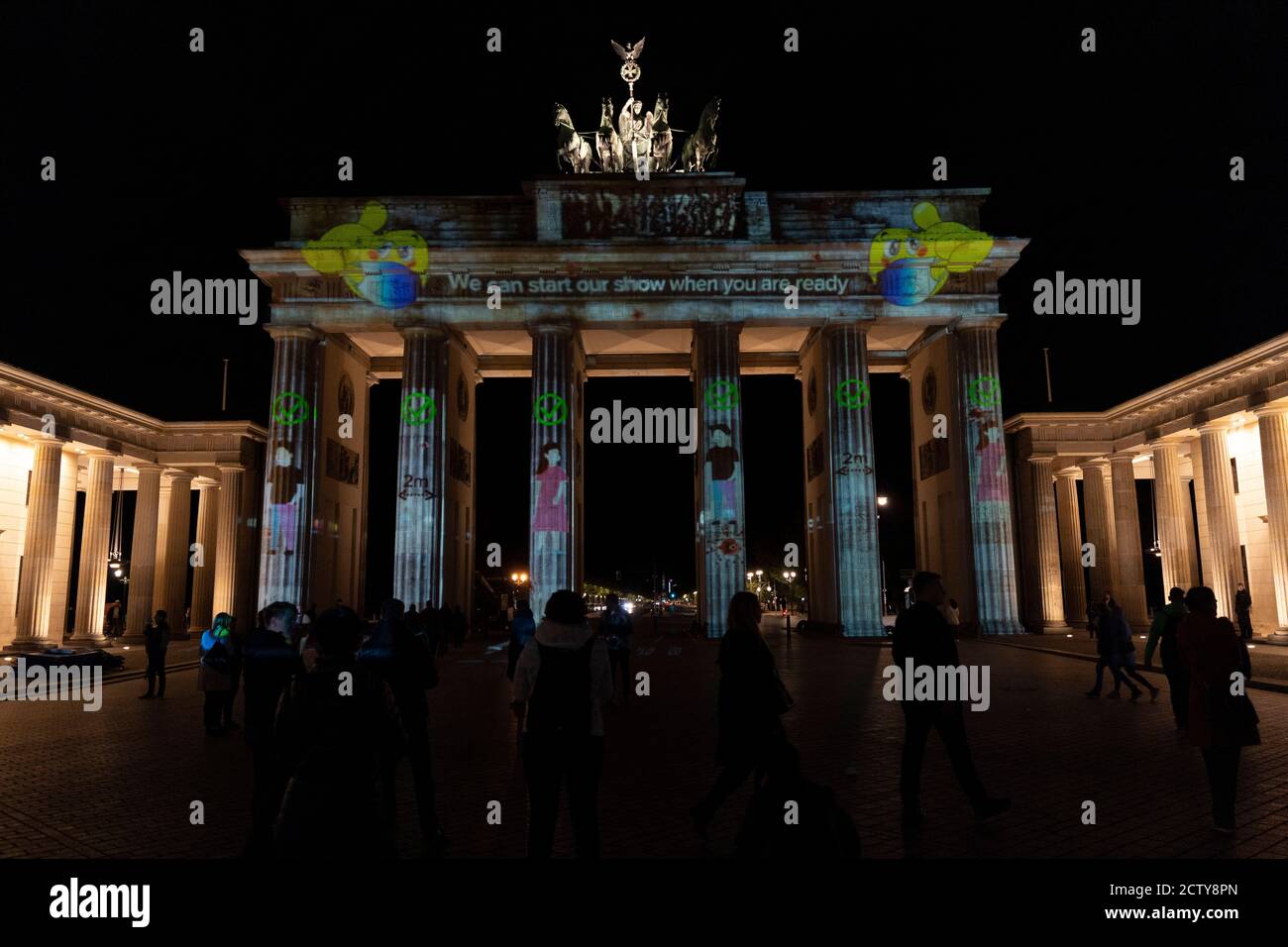 Berlin leuchtet 2020, Festival of Lights Stock Photo - Alamy